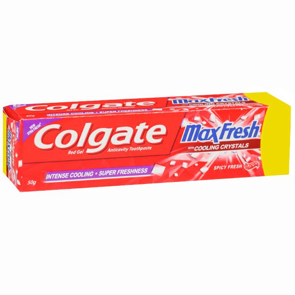 Buy Colgate MaxFresh Anticavity Red Gel Toothpaste, Spicy Fresh 50 g ... Buy Colgate MaxFresh Anticavity Red Gel Toothpaste, Spicy Fresh 50 g ...
