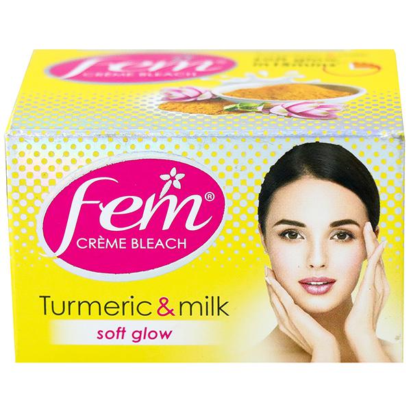 Buy Fem Turmeric & Milk Soft Glow Creme Bleach 24 g Online at Best ... Buy Fem Turmeric & Milk Soft Glow Creme Bleach 24 g Online at Best ...