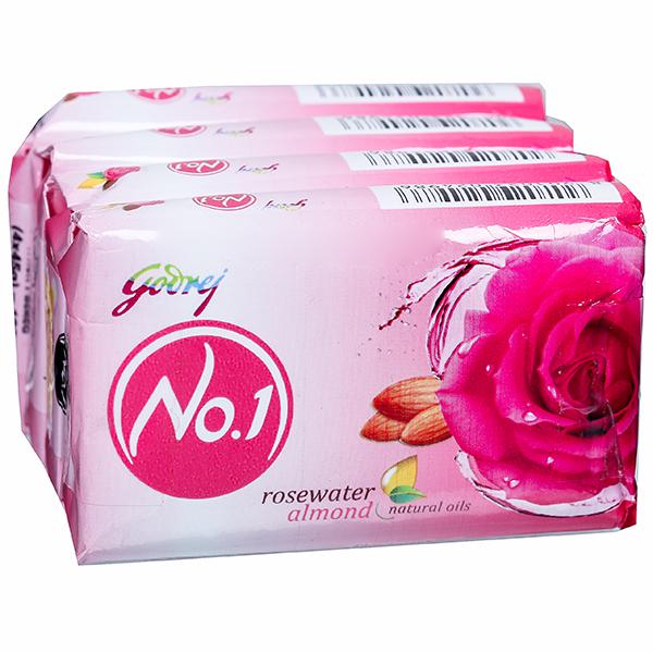 Buy Godrej No.1 Rosewater And Almonds Soap 4 x 45 g Online at Best ... Buy Godrej No.1 Rosewater And Almonds Soap 4 x 45 g Online at Best ...