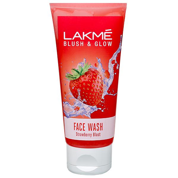 Buy Lakme Blush And Glow Strawberry Blast Face Wash 100 G Online At Best
